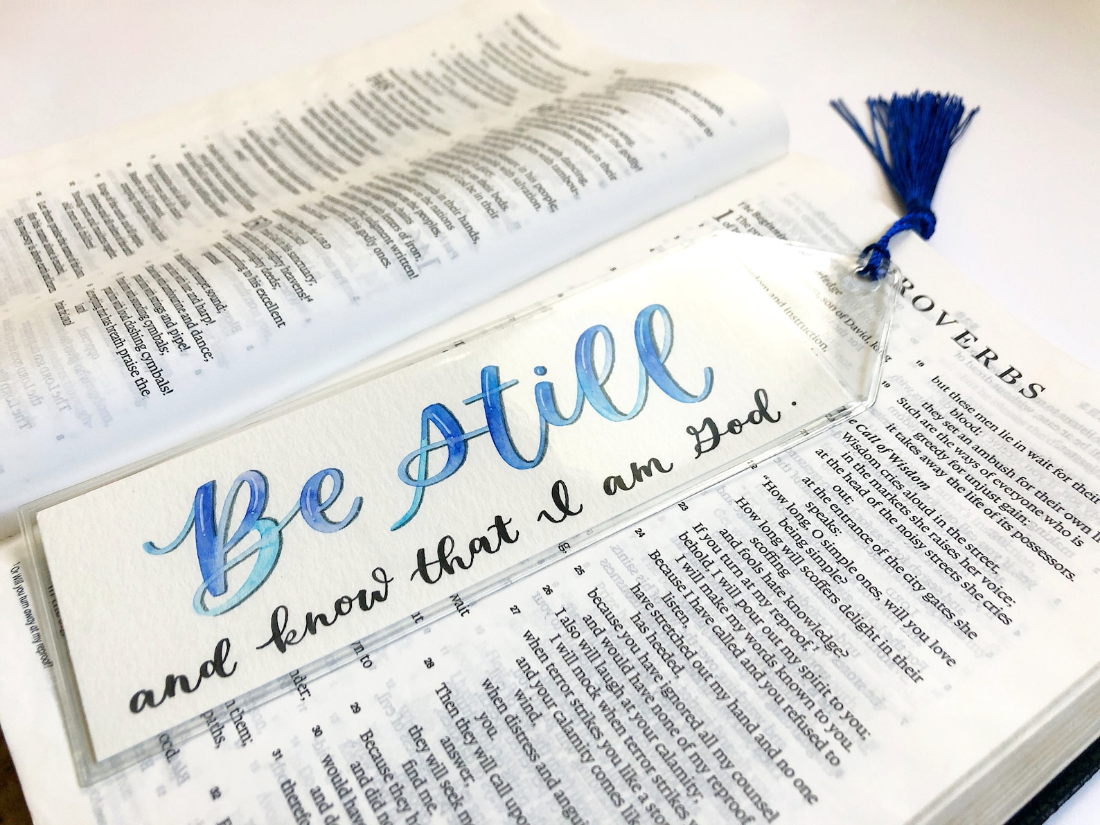 Be Still and Know That I Am God Bookmark - Etsy