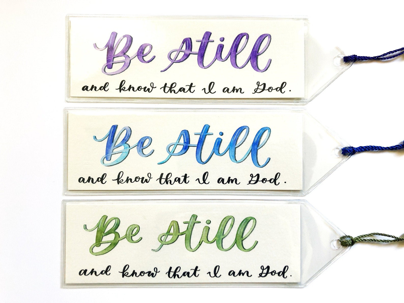 Be Still and Know That I Am God Bookmark - Etsy