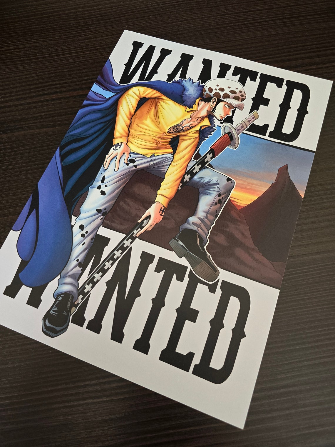 Trafalgar Law Print A4 Only - Etsy