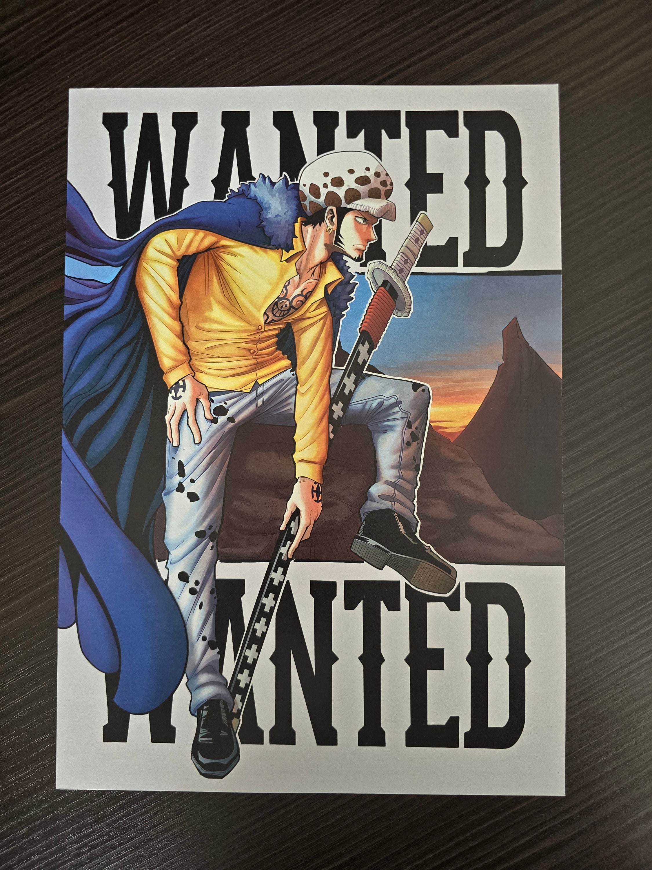 Trafalgar Law Print A4 Only - Etsy