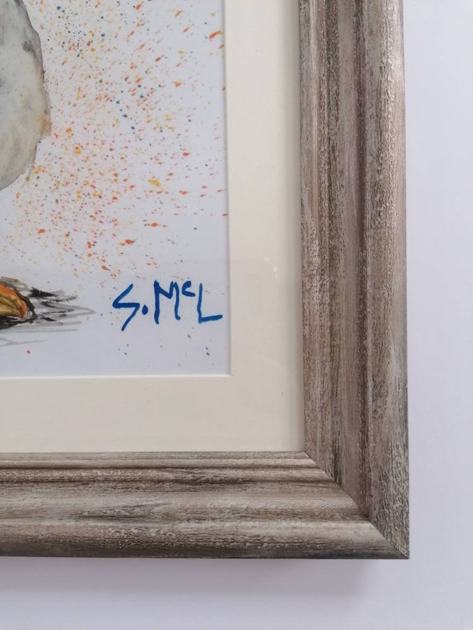 Watercolour Duck Painting. Duck Frame. Duck Print. Framed. Mounted ...