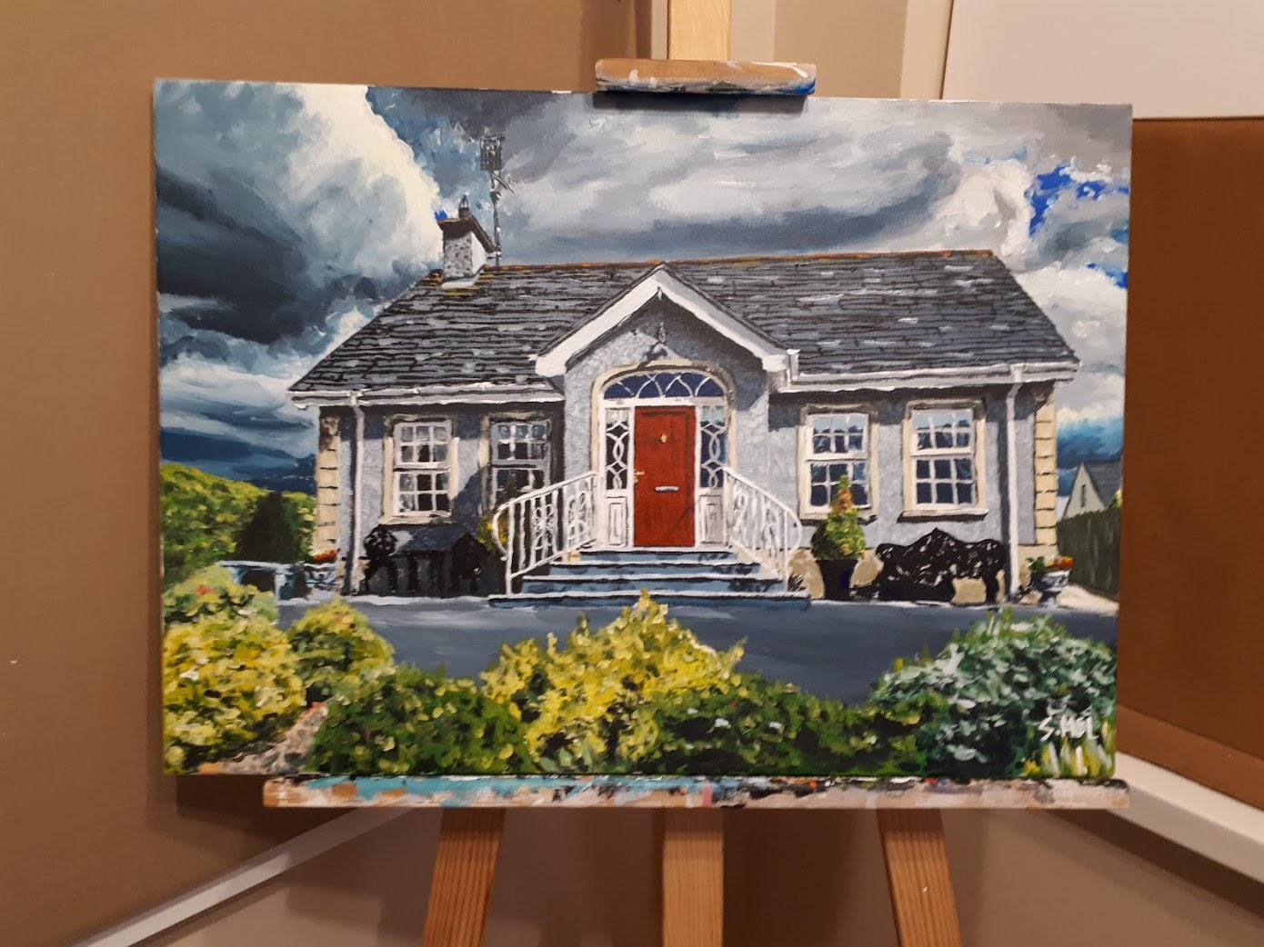 House Portraits. Custom Painting. House Art. Architecture. Building ...
