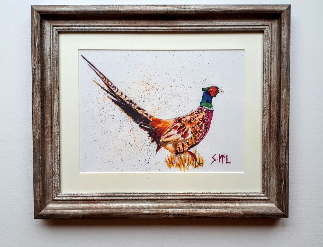 Watercolour Pheasant Painting. Original. Home Decor. Pheasant - Etsy