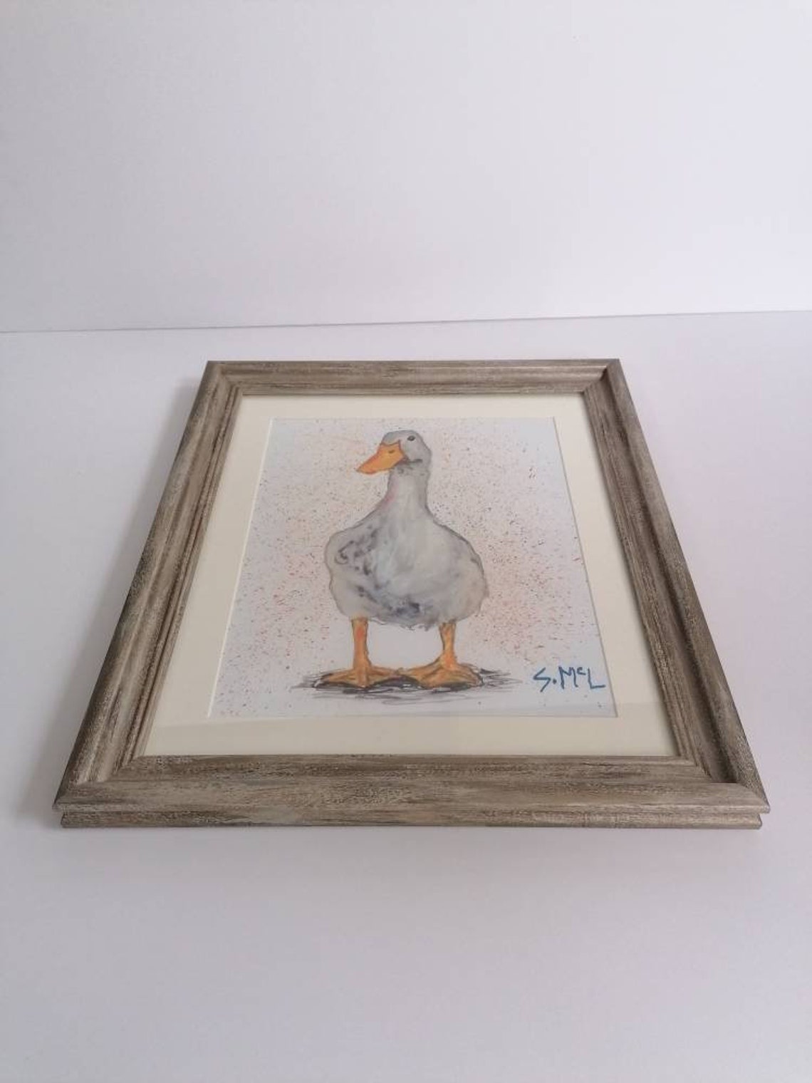 Watercolour Duck Painting. Duck Frame. Duck Print. Framed. - Etsy
