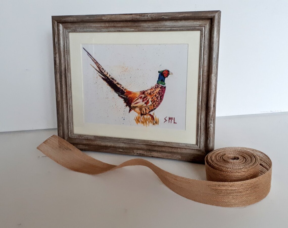 Watercolour Pheasant Painting. Original. Home Decor. Pheasant - Etsy UK