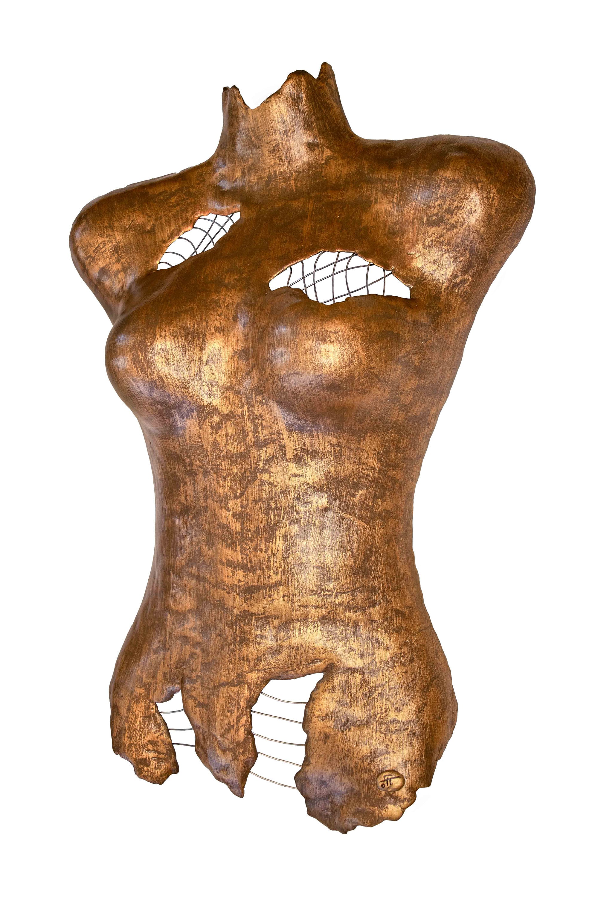 Torso Sculpture L Ceramic Corset Female Bust Handmade - Etsy