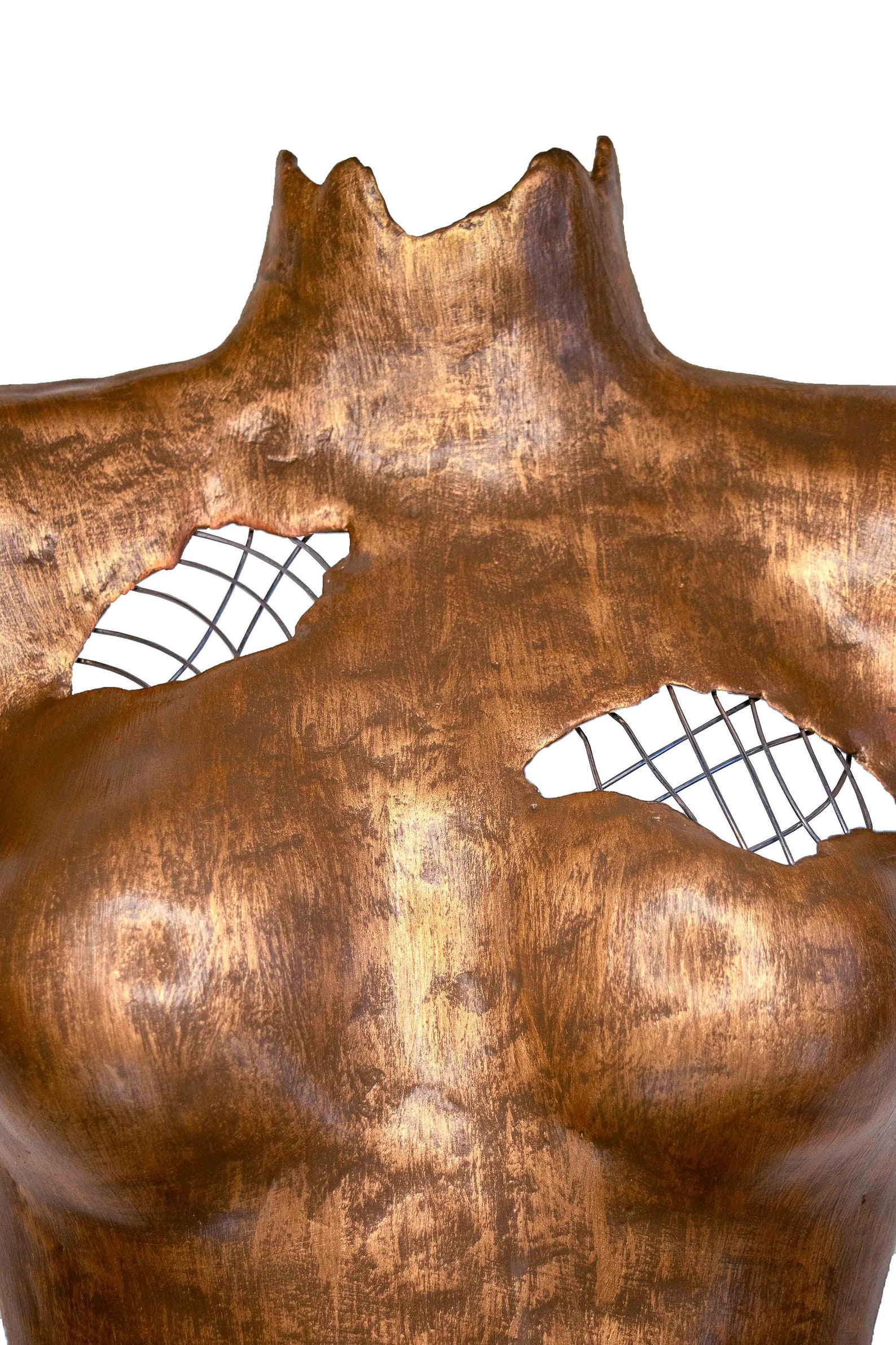 Torso Sculpture L Ceramic Corset Female Bust Handmade - Etsy