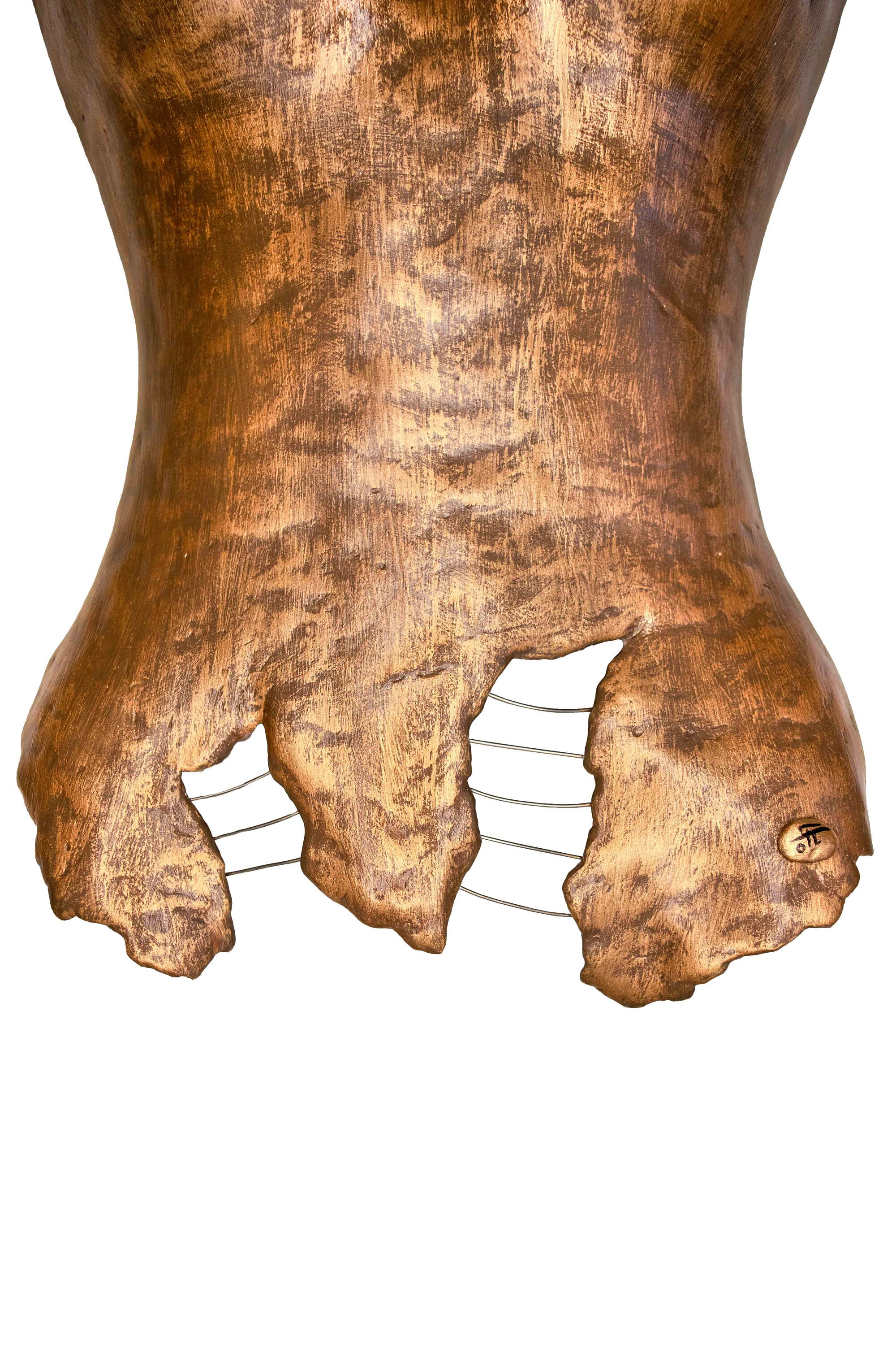 Torso Sculpture L Ceramic Corset Female Bust Handmade | Etsy