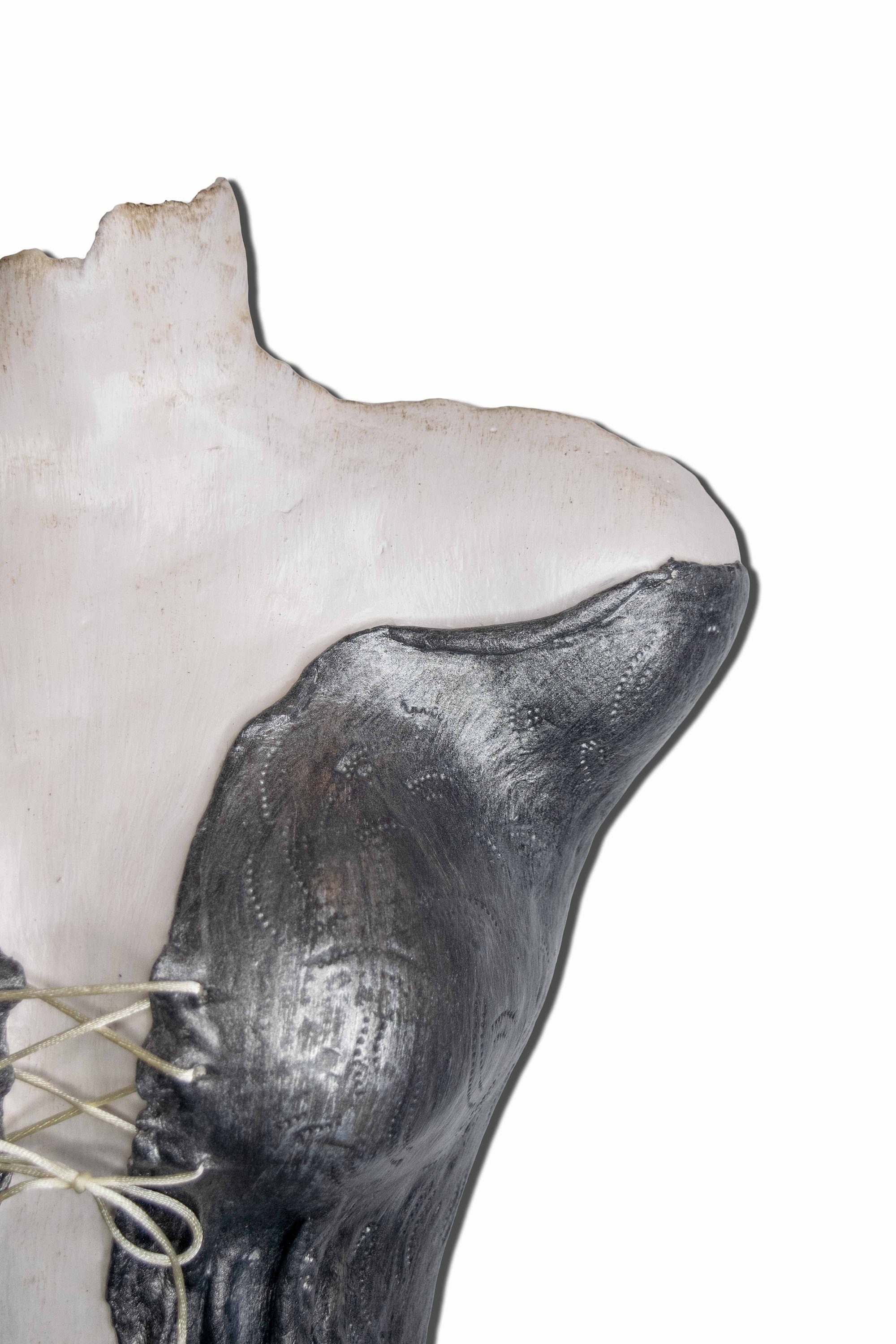Handmade Ceramic Corset Torso Sculpture – Gray Plaster Wall Art - Etsy