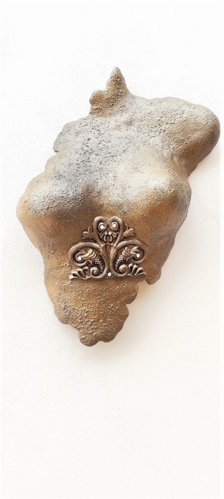 Handmade Torso Sculpture Ceramic Corset Female Bust Clay - Etsy