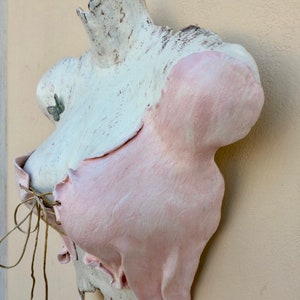 Torso Sculpture L– Ceramic Corset – Female Bust – Handmade Clay Wall ...