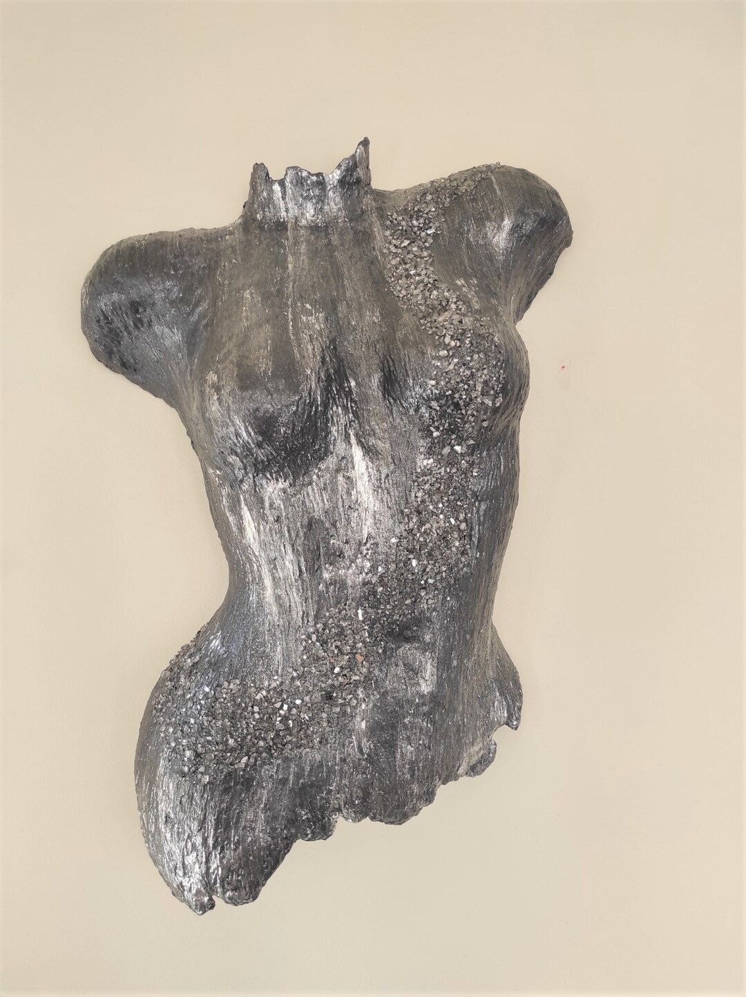 XL Μannequin Torso Sculpture Crystal –gift- Ceramic Corset – Female ...