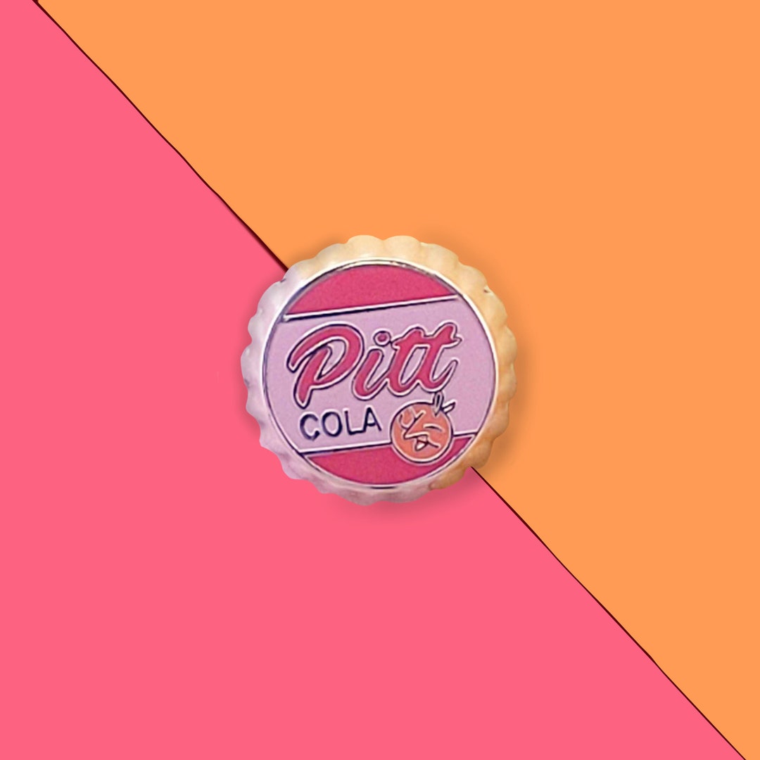 Peach Inspired Bottlecap Pin - Etsy