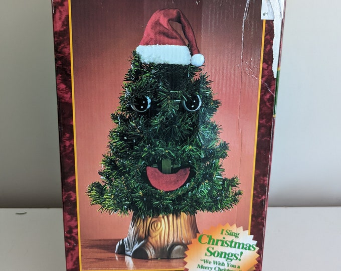 Gemmy Chris the Talking Christmas Tree Battery Operated Singing Tree - Etsy