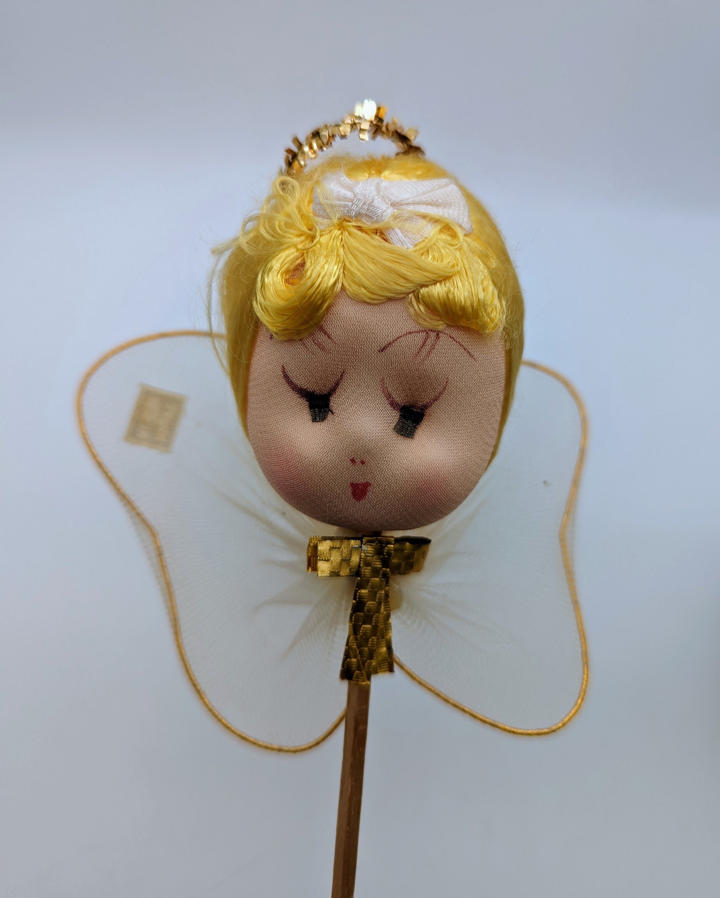 Stockinette Face Angel Head Picks With Wings and Halo Crafting - Etsy
