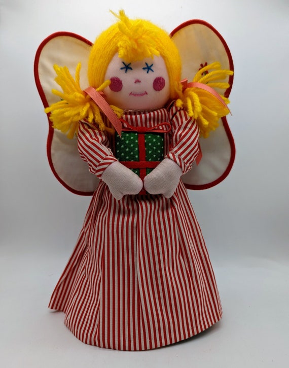Vintage Cotton Angel Doll Tree Topper - Etsy