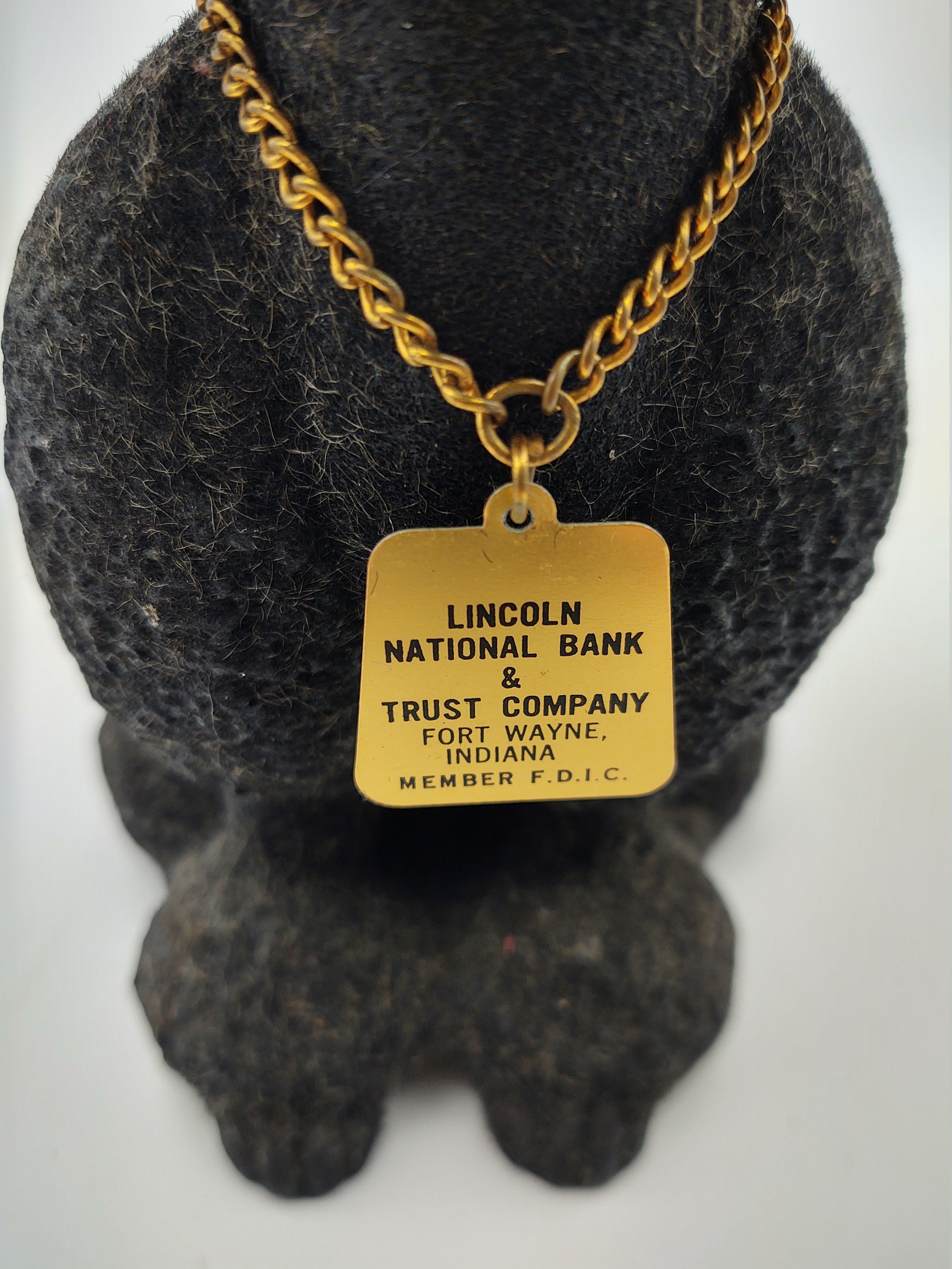 Vintage Flocked Black Poodle Coin Bank Lincoln National Bank - Etsy