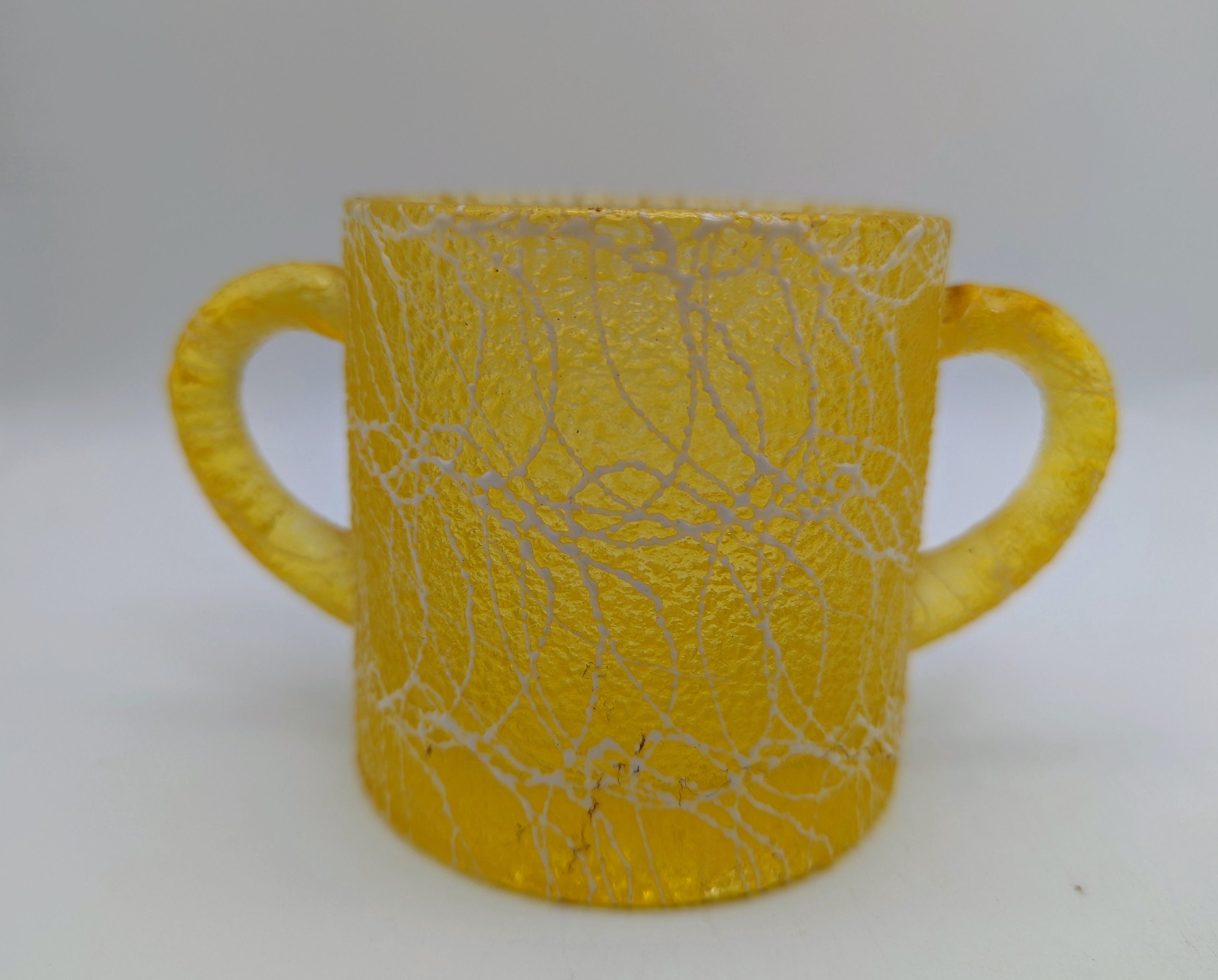 Mid Century Spaghetti String Yellow Sugar and Creamer - Etsy