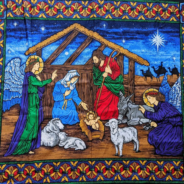 Vip Cranston Nativity Fabric - Etsy