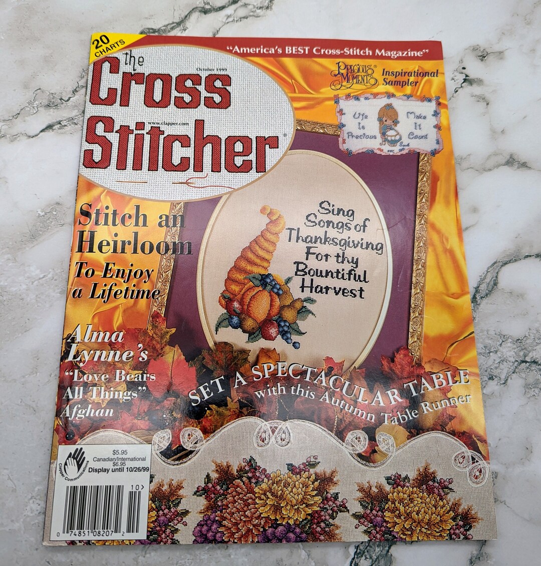 The Cross Stitcher Magazine October 1999 - Etsy