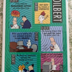 Vintage Stickers Peanuts, Dilbert, Mickey & Friends, Berenstain Bears ...