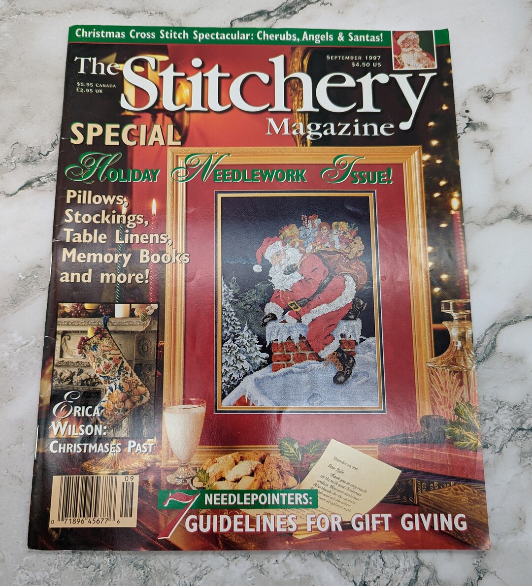 The Stitchery Cross Stitch Magazine Holiday Special 1997 - Etsy