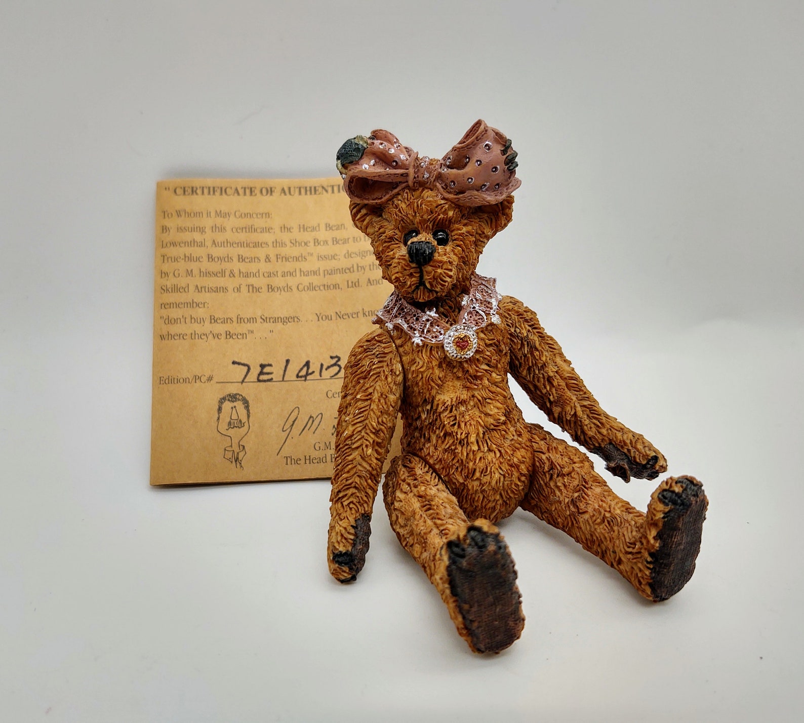 Boyds Shoebox Bears Maisey the Goil Grizberg Jointed Bear | Etsy