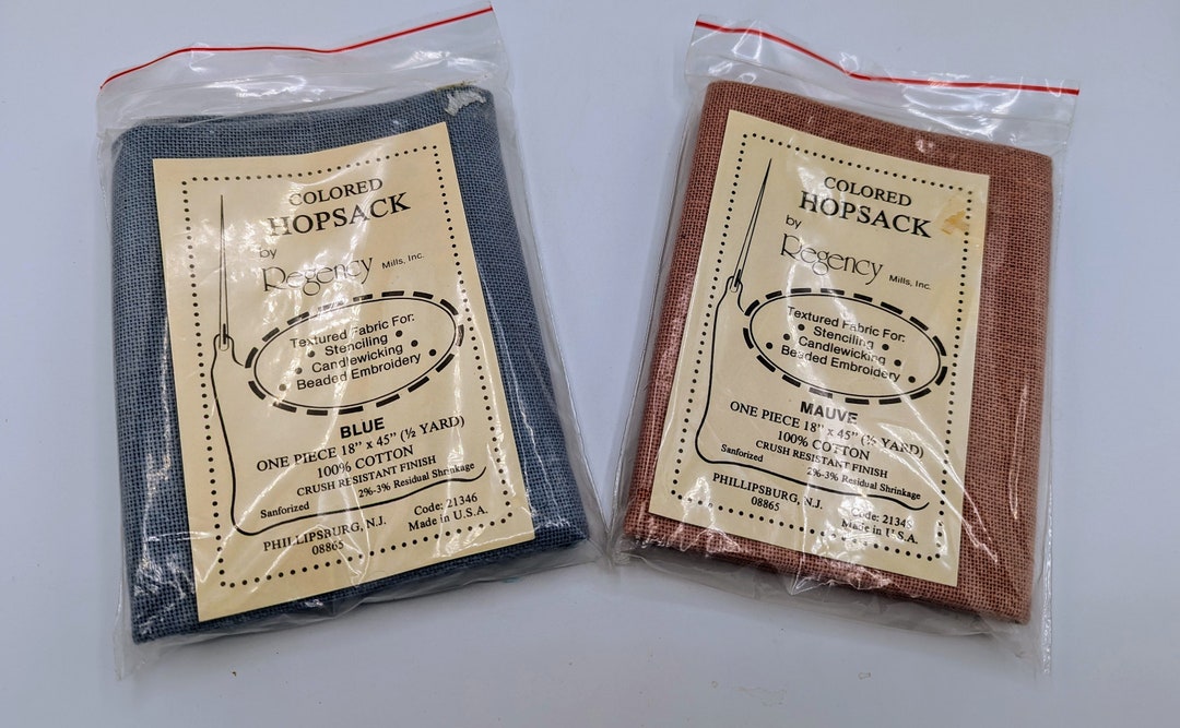 Regency Colored Hopsack Textured Fabric - Etsy