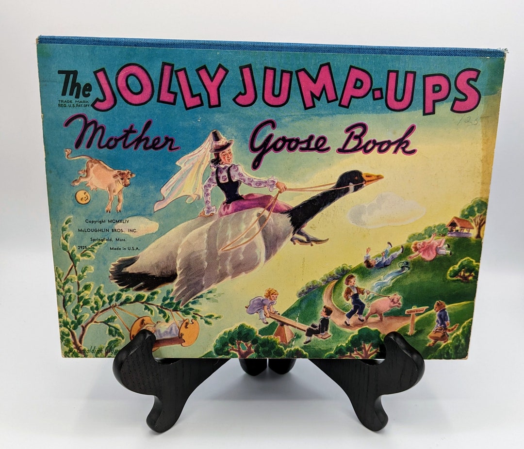 1944 the Jolly Jump-ups Book Mccloughlin Bros Complete-working - Etsy