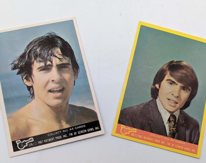 Vintage the Monkees Davy Jones Trading Cards 1967 - Etsy