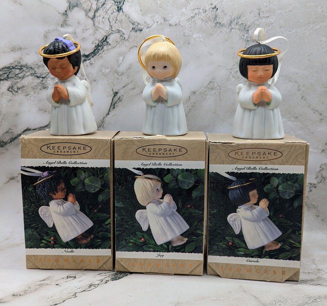 Hallmark Angel Bell Collection Noelle, Carole, or Joy Keepsake ...