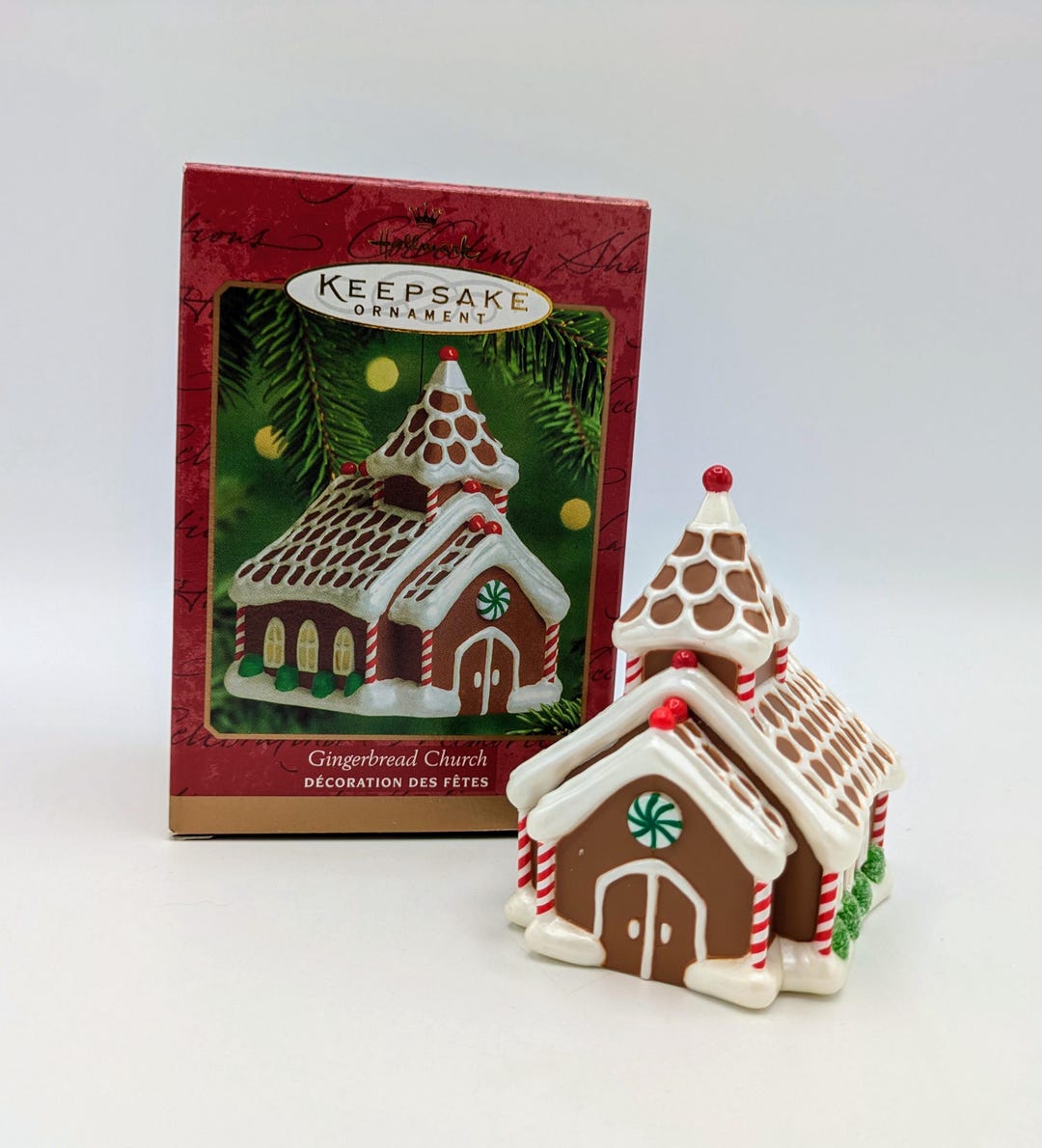 Hallmark Gingerbread Church Keepsake Ornament 2000 - Etsy