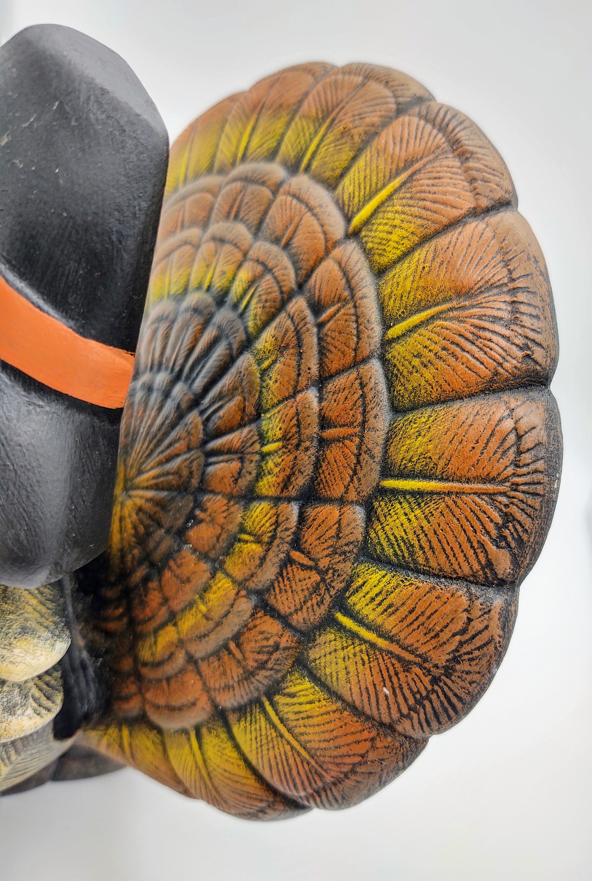 Vintage Hobbyist Ceramic Hand Painted Turkey Thanksgiving | Etsy