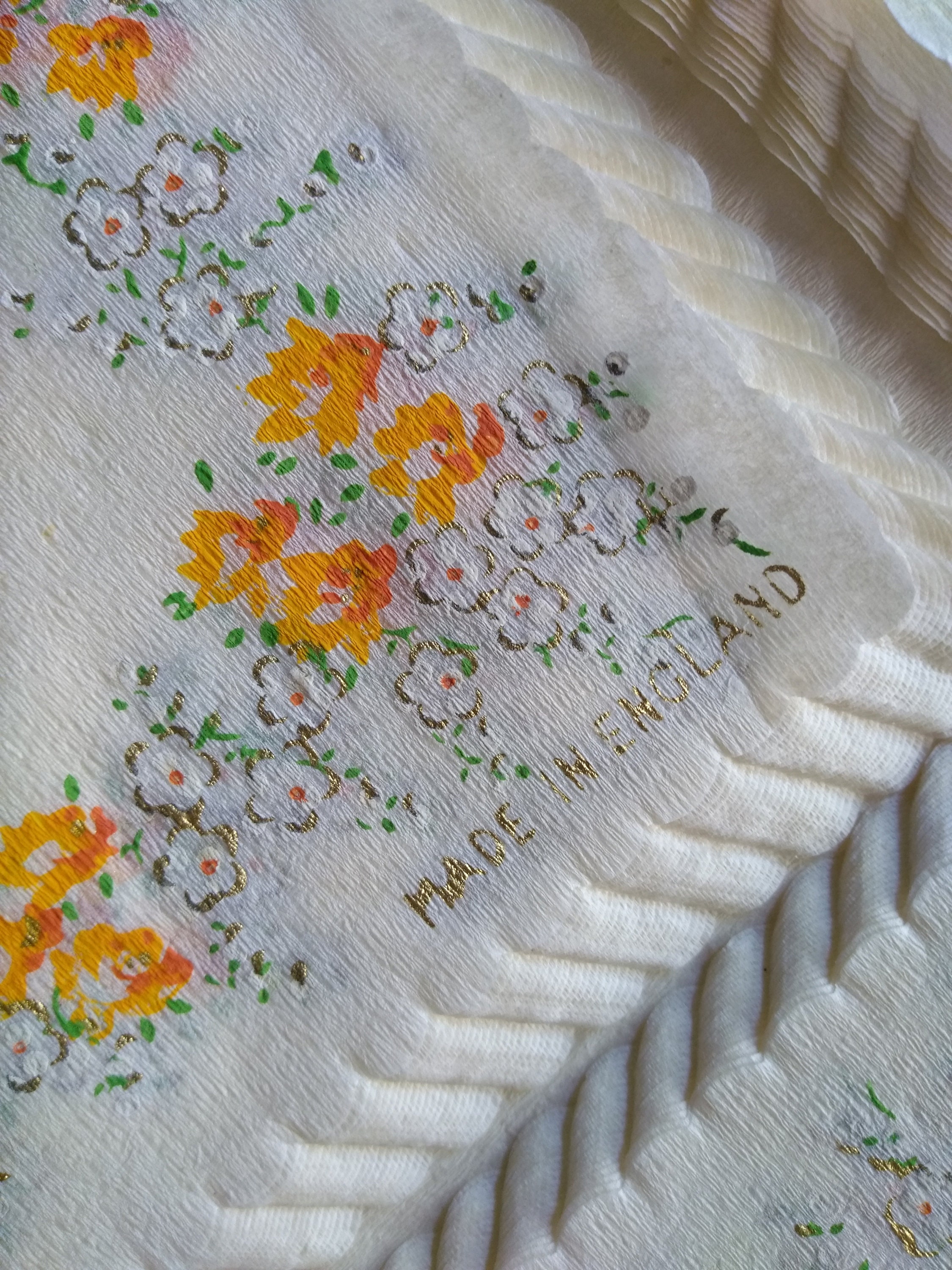 Vintage Paper Handkerchiefs/napkins 20 Pieces Made in England Paper ...