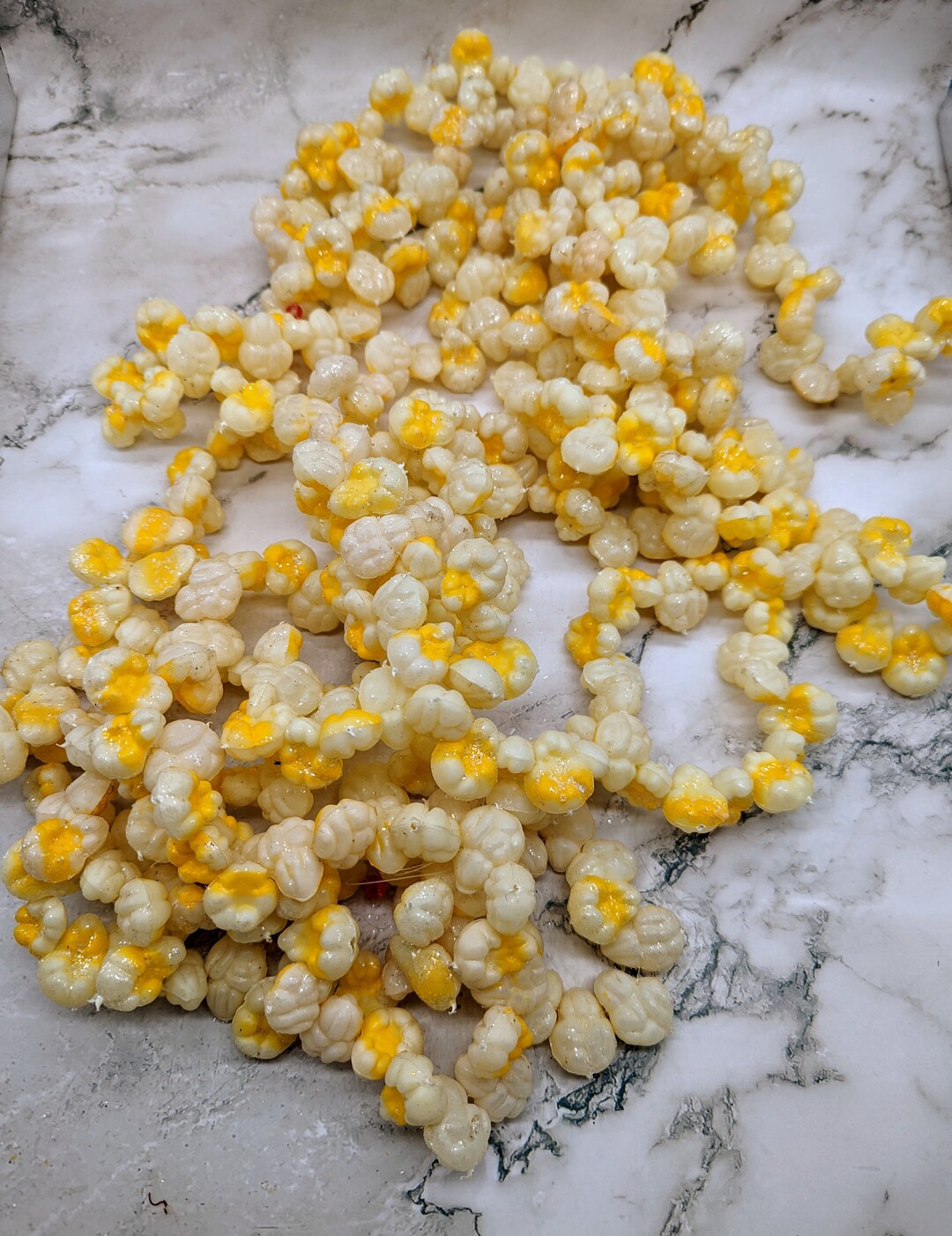 Vintage Plastic Blow Mold Popcorn Christmas Garland - Etsy