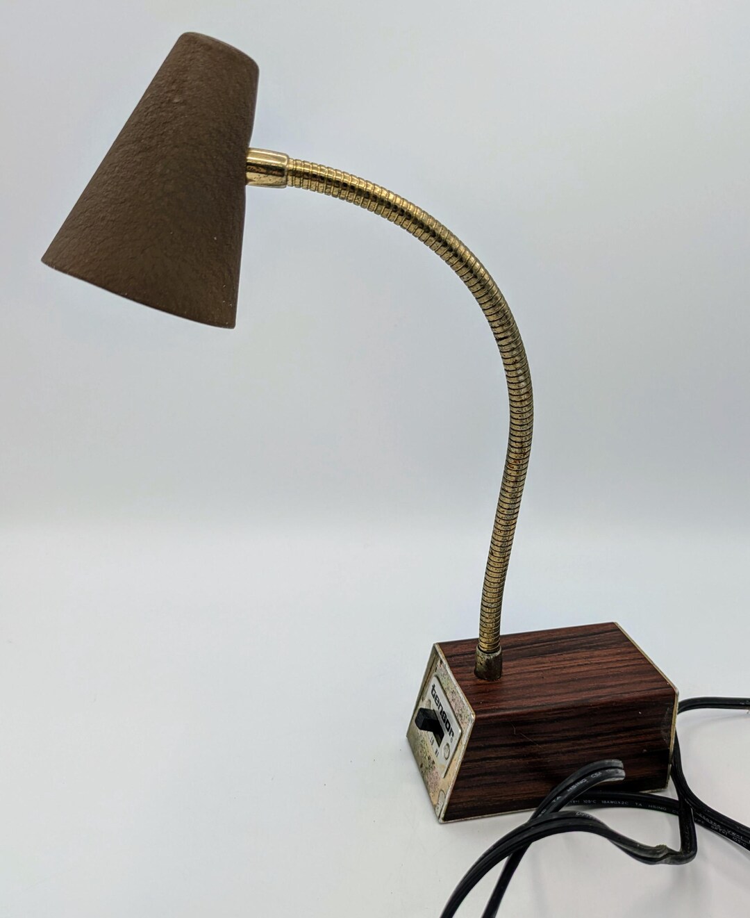 Vintage Tensor Brown Gooseneck Desk/bedside Lamp - Etsy
