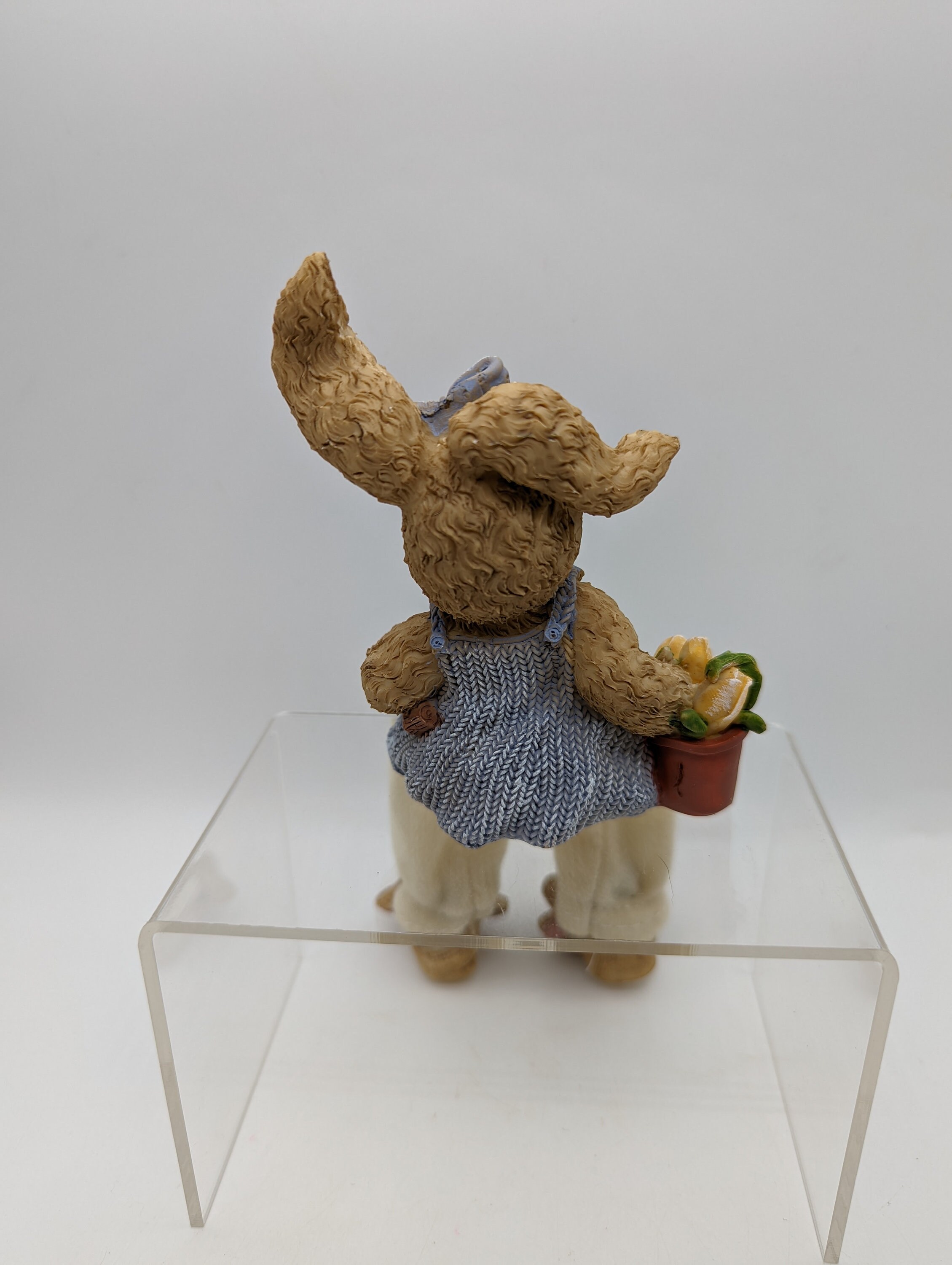 Vintage Ganz Spring Bunny Shelf Sitter With Tulips and Ladybug - Etsy