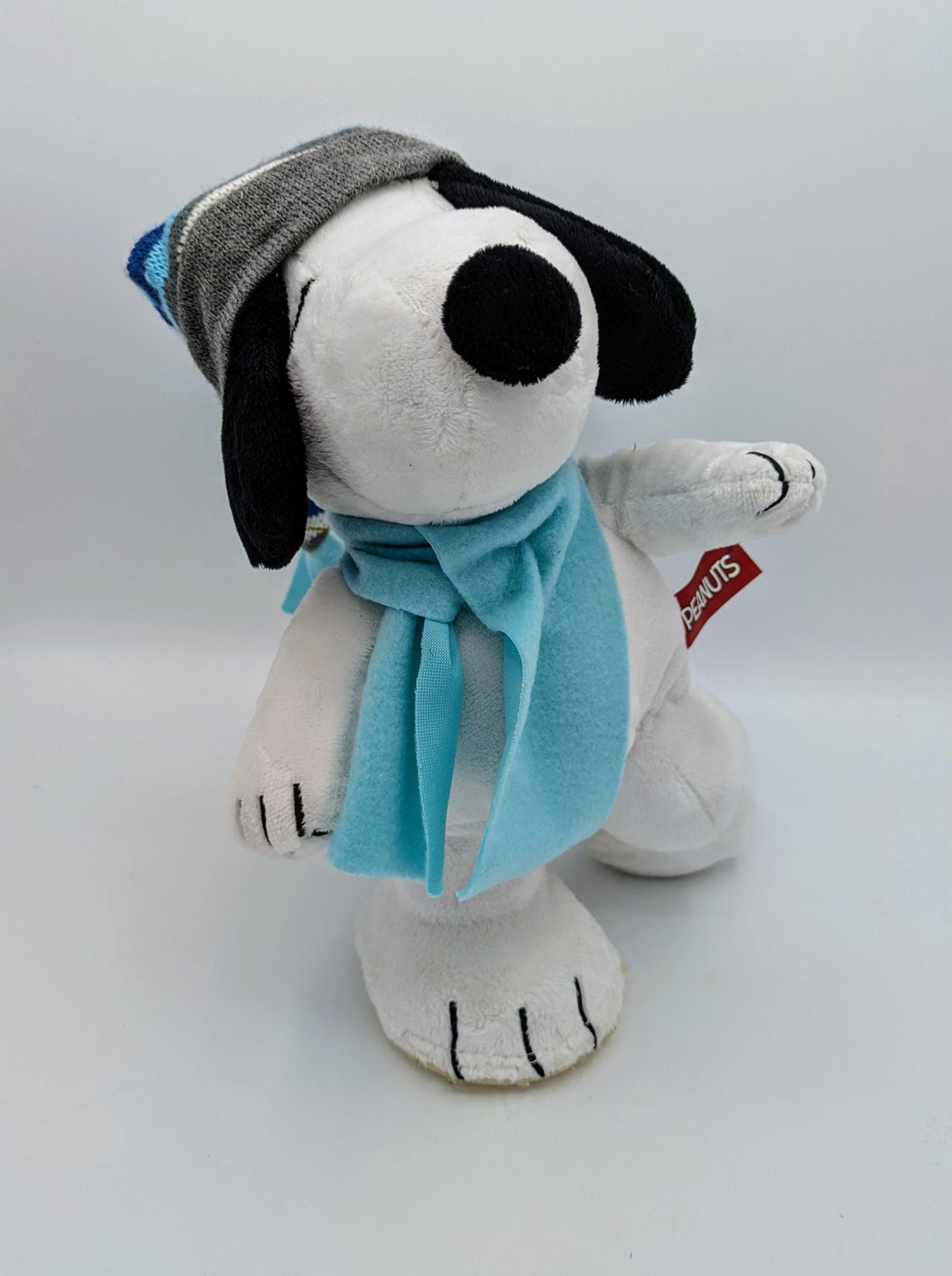 Peanuts Musical Ice Skating Plush Snoopy - Etsy