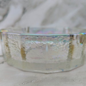 Vintage Blenko Iridescent Pebble Texture 6 or 4 Glass Ashtray - Etsy