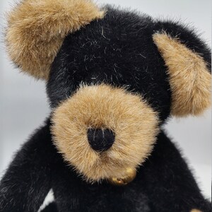 Boyds Bears Burlington P Beanster Black Plush Bear With Bell Collar - Etsy