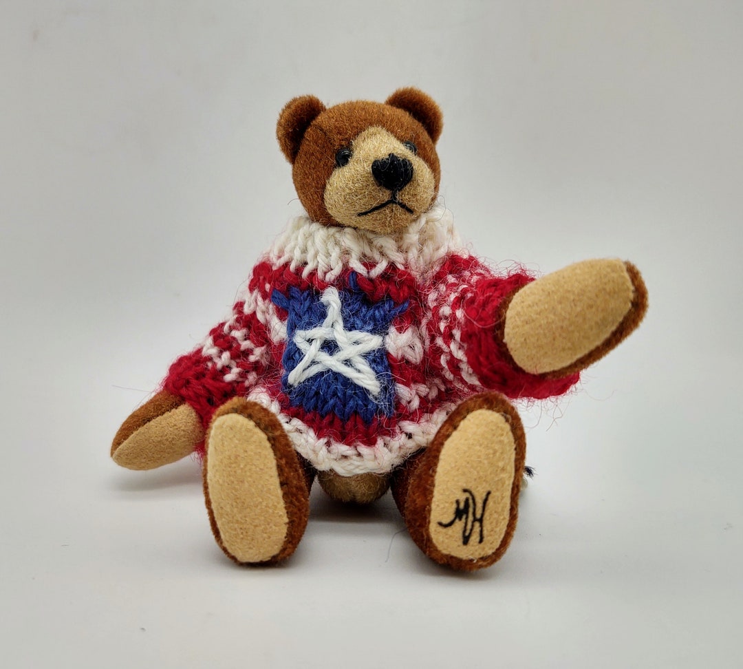 Vintage Ganz Cottage Collectibles Tyler Miniature Jointed Bear With ...