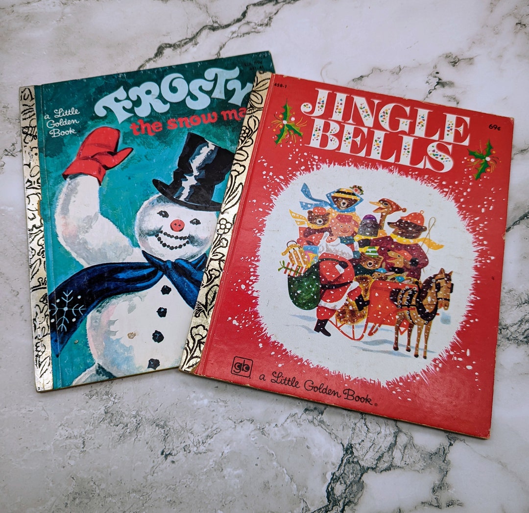 Vintage Frosty the Snowman or Jingle Bells Christmas Little Golden Book ...