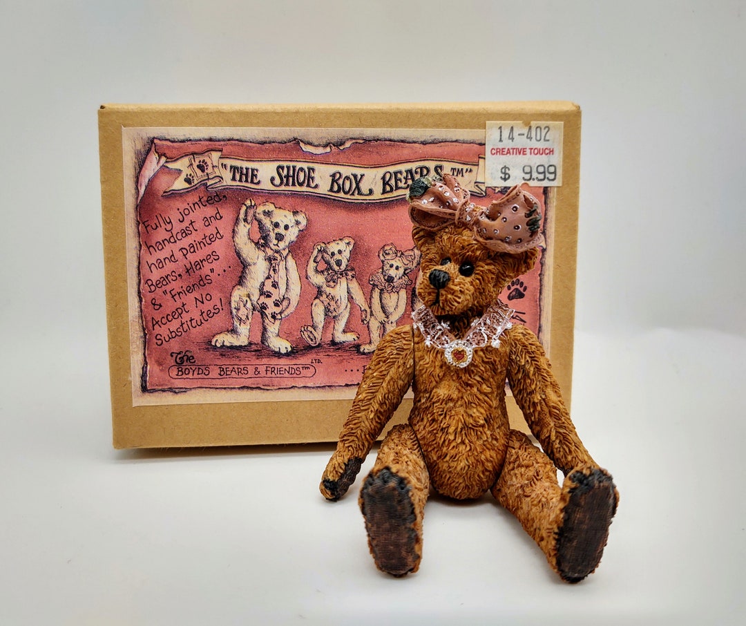 Boyds Shoebox Bears Maisey the Goil Grizberg Jointed Bear - Etsy