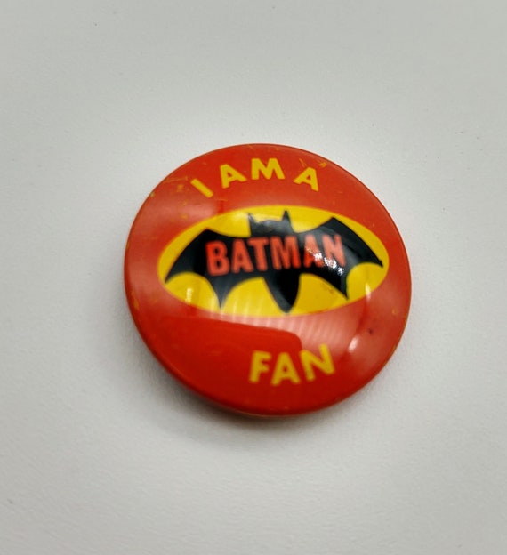 vintage 1966 batman button - Gem