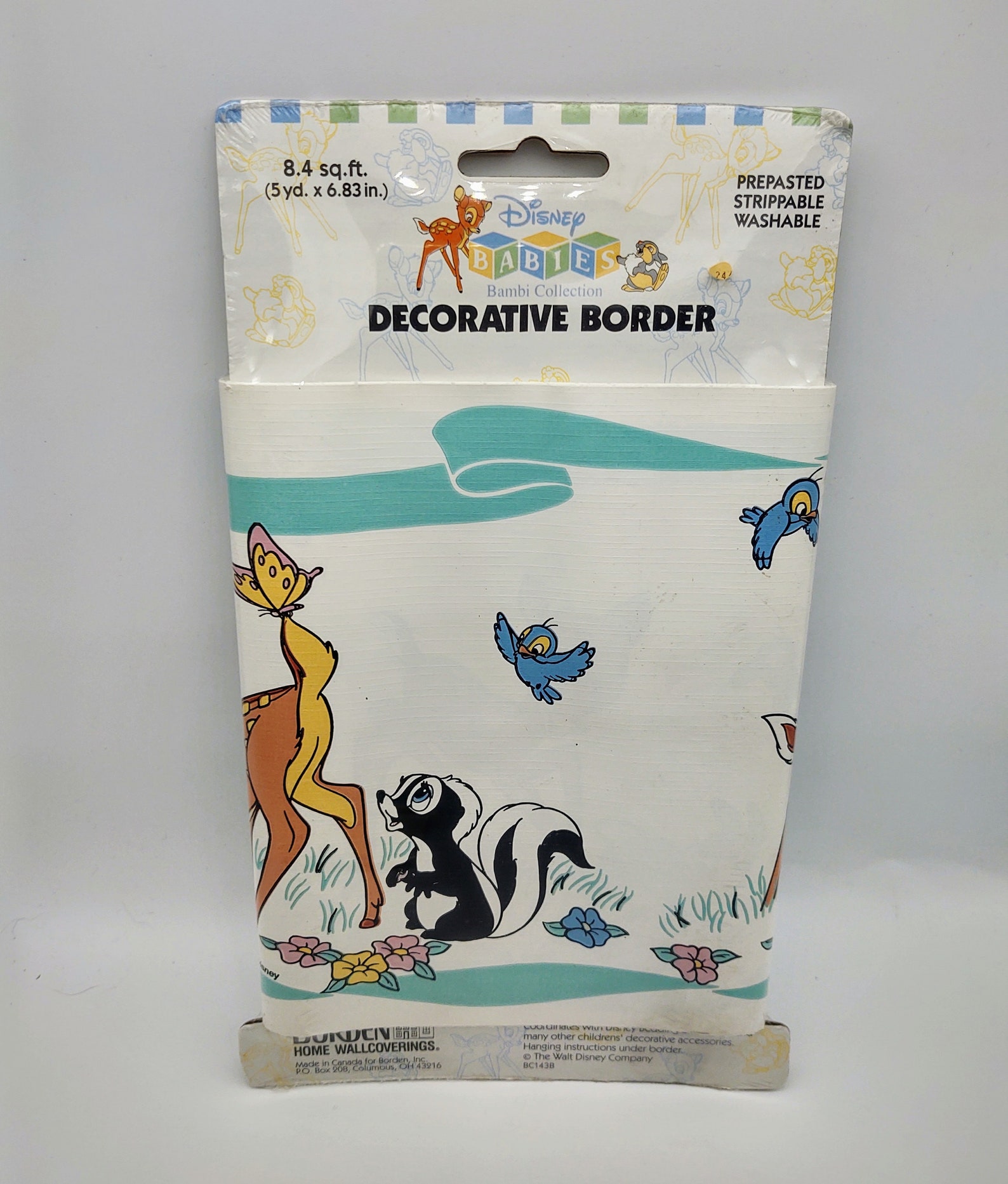 Vintage Disney Babies Bambi Decorative Wall Border 5 Yd - Etsy