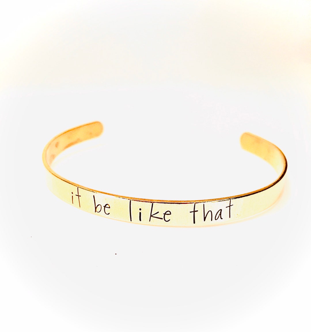 It Be Like That Cuff, Stocking Stuffer, Breakup Gift, Bracelet Femme ...