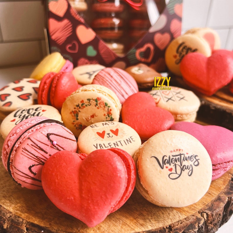 Valentine Cards Macaron - Etsy