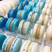 Blue French Macarons - White to Blue/fading Macarons Pack - Baby Shower ...