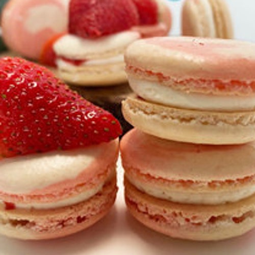 Moon French Macarons 6 12 or 24 Choose Flavors Macaroons - Etsy