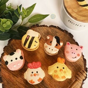 Horse Macarons - Farm Animals French Macarons 12 or 24 - Macarons ...